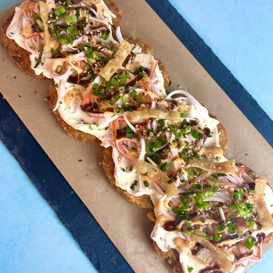 Crab Rangoon Hash Brown Flatbread - Potatoes USA - Philippines