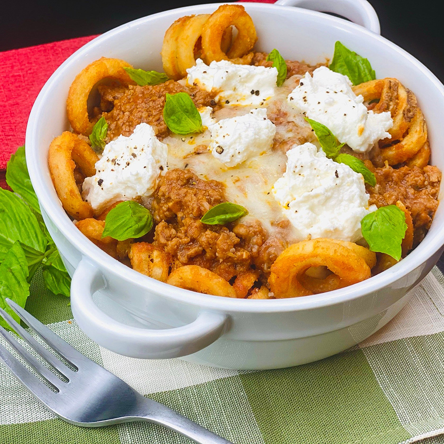 Lasagna Curly Fries - Potatoes USA - Philippines