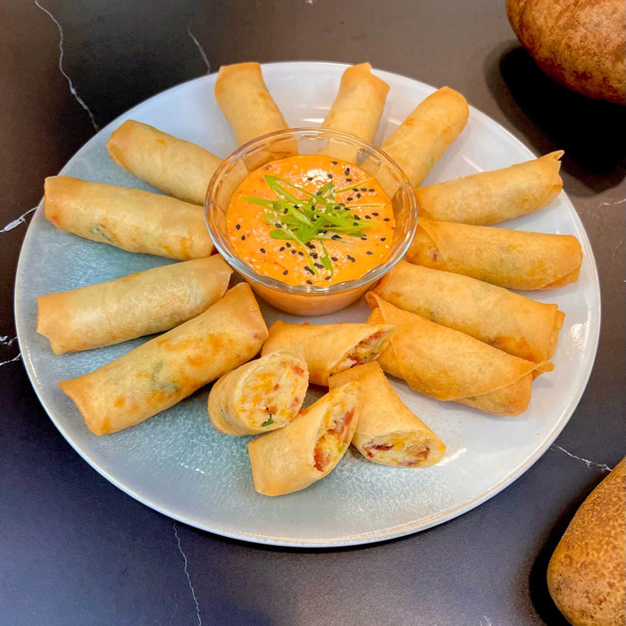 Loaded Potato Spring Rolls - Potatoes USA - Philippines