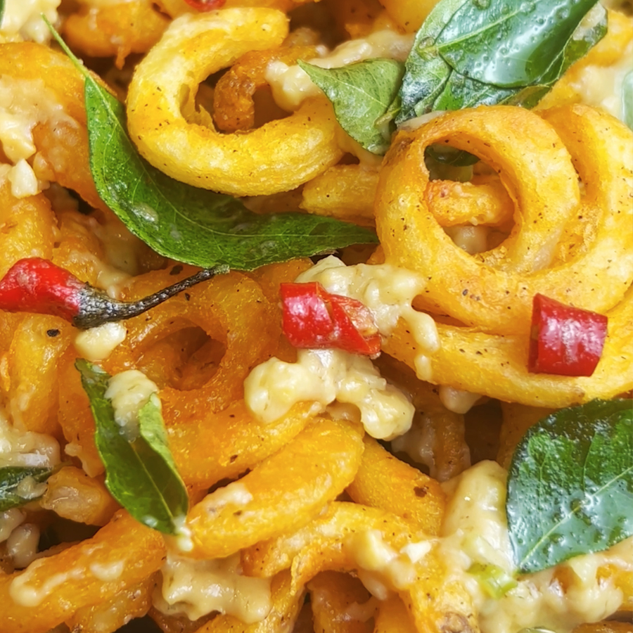 Salted Egg Curry U.S. Twister Fries - Potatoes USA - Philippines