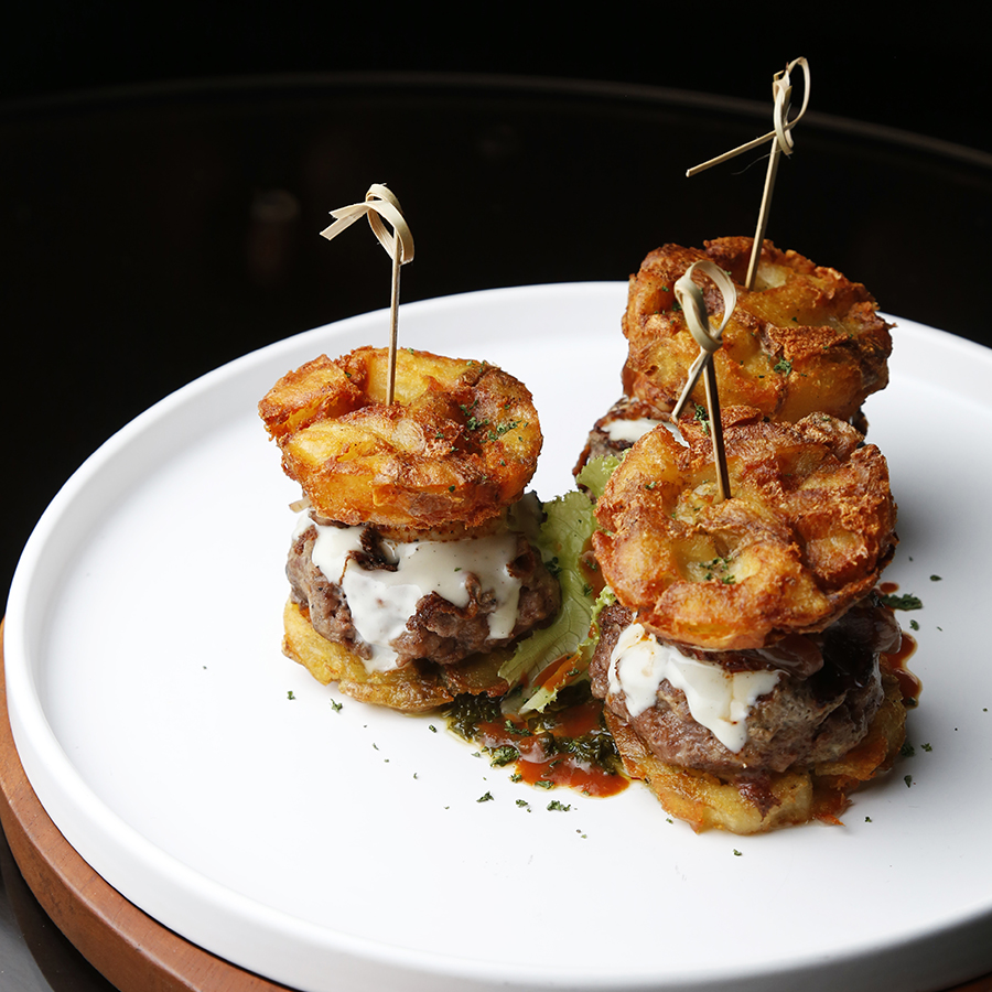 Surf and Turf Potato Waffle Sliders - Potatoes USA - Philippines